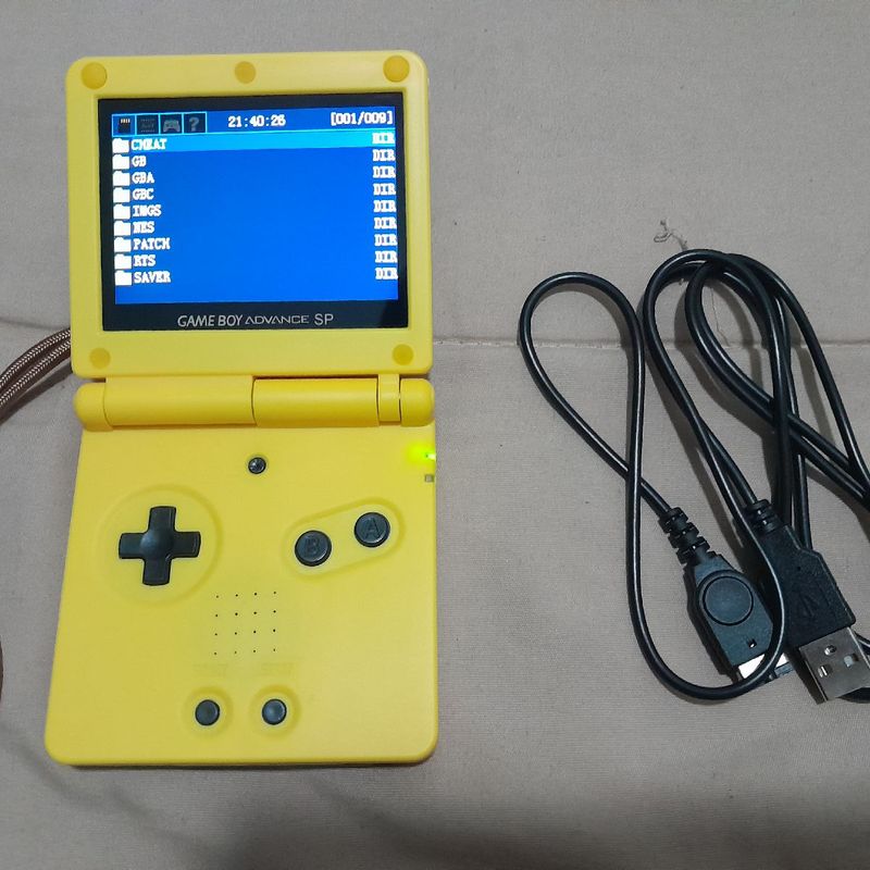 Game Boy Advance Sp Pikachu Console de Videogame Nintendo Usado 91530298 enjoei