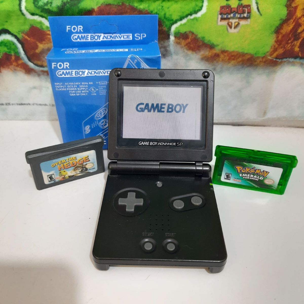 Game Boy Advance Sp Pokémon Emerald Nintendo | Console de Videogame ...