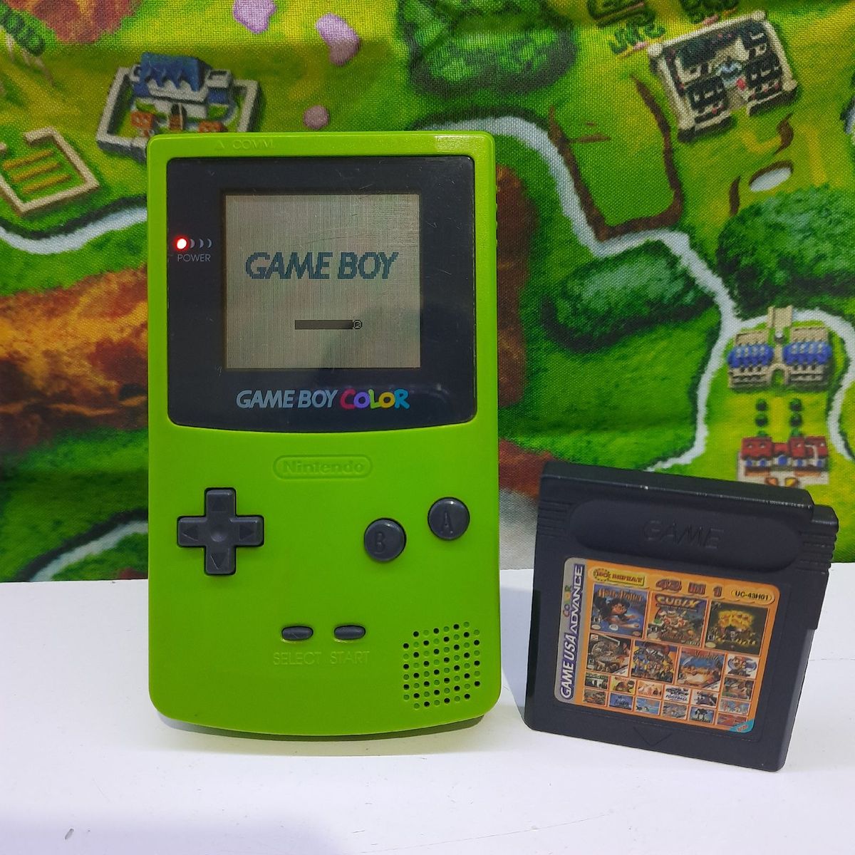 Game Boy Color Kiwi Nintendo Gbc | Console de Videogame Nintendo Usado ...