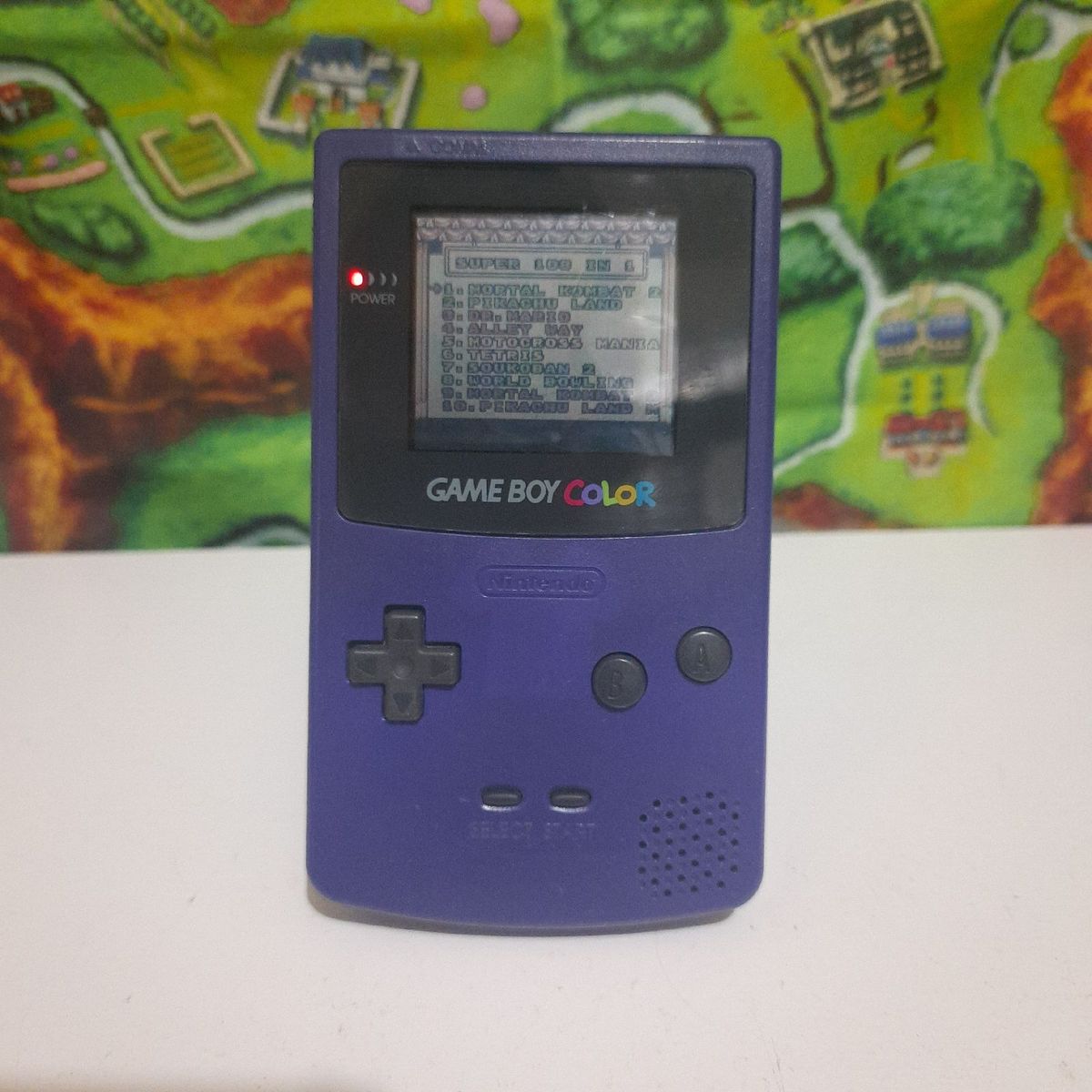 Game Boy Color Purple com Jogos | Console de Videogame Nintendo Usado ...