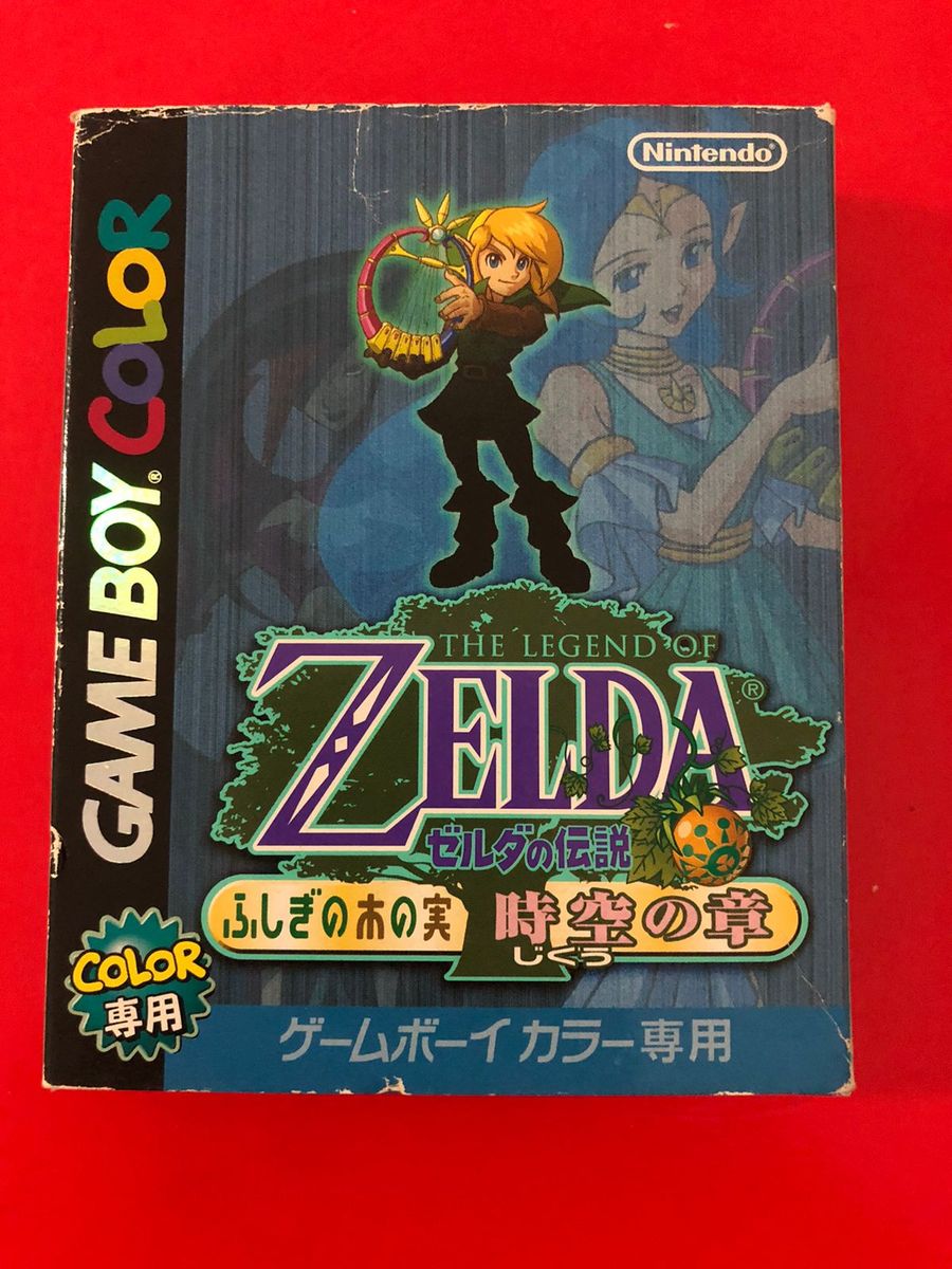 Game Boy Color - Zelda Oracle Of Ages (somente a Caixa) Gameboy ...