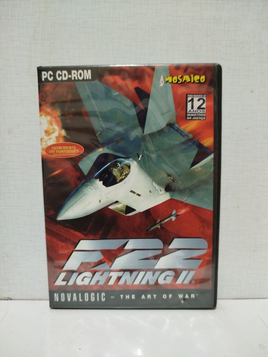 Game Pc Cd-rom F22 Lightning 2 - Mosaico Novalogic The Art Of War ...