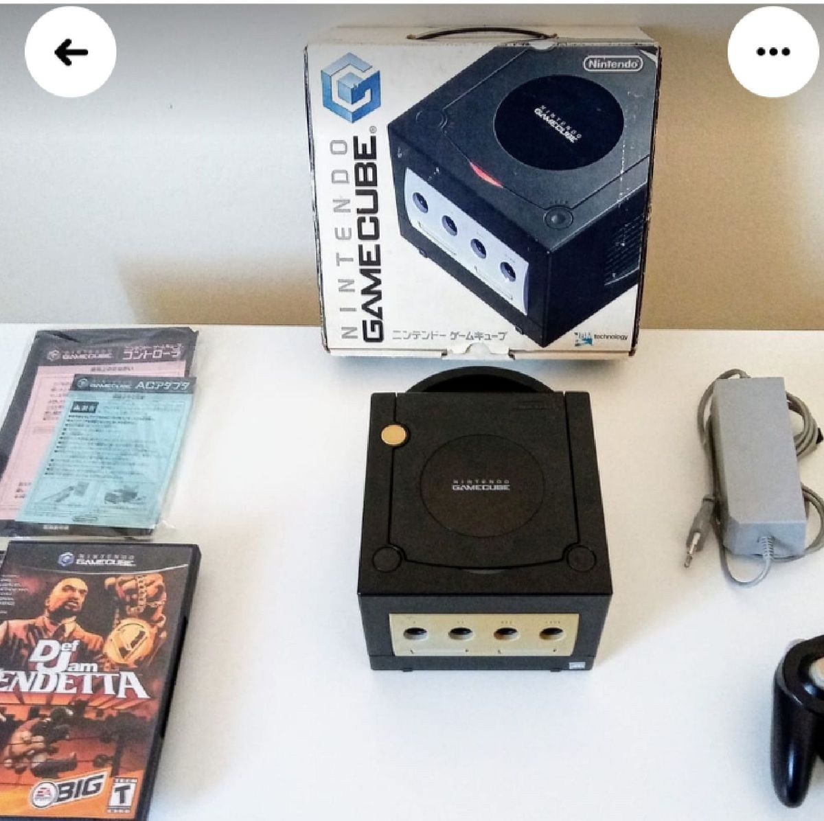 Gamecube Black Impecável Completo com Caixa...game de Minha Coleção ...