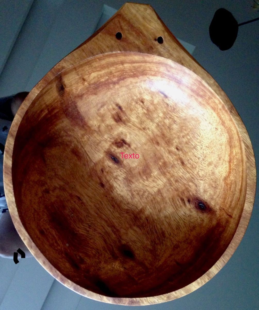 Gamela Indígena de Madeira | Item de Decoração Nunca Usado 18460036 ...