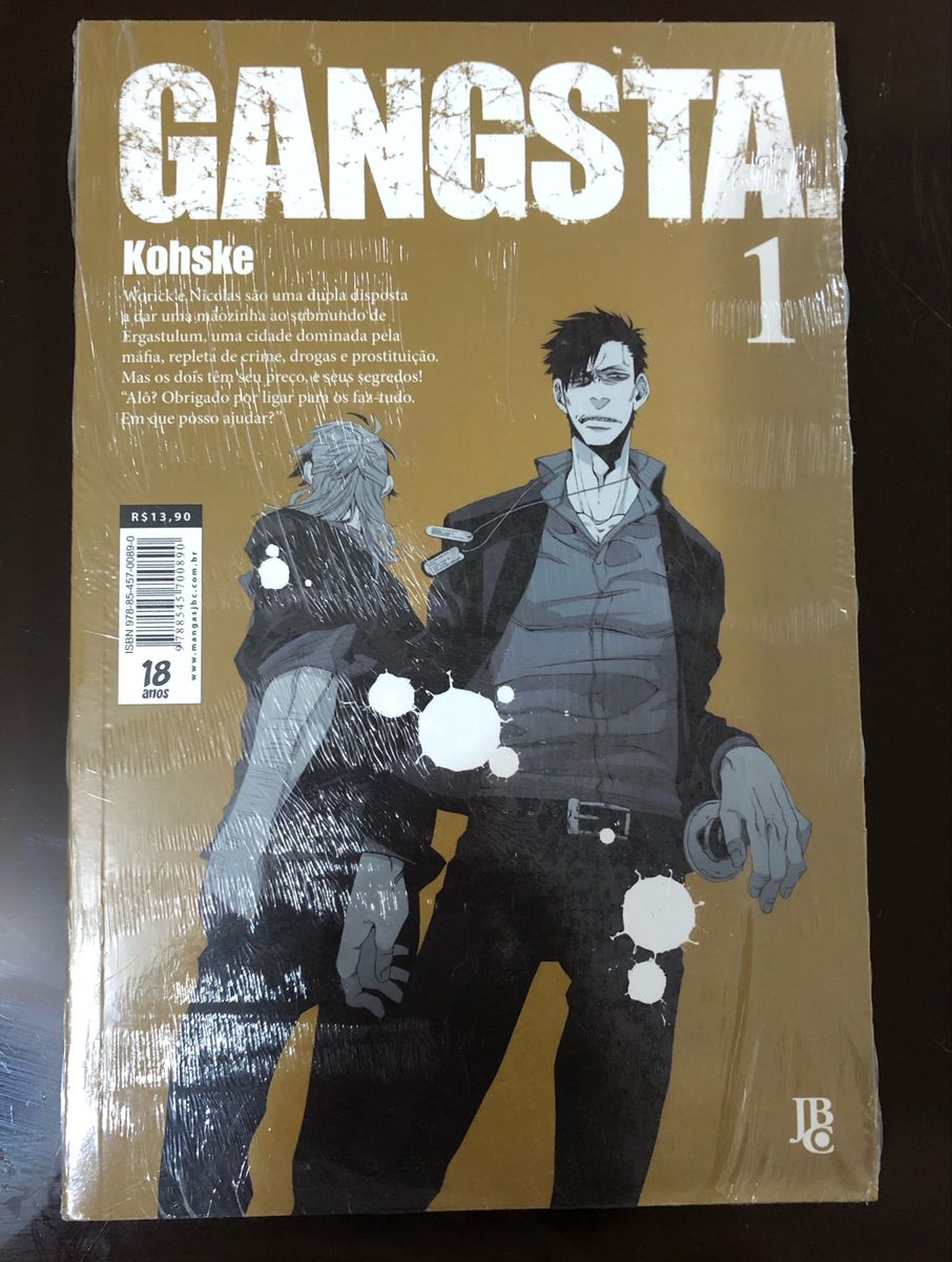 Gangsta 1 - Manga | Livro Jbc Nunca Usado 80882147 | enjoei