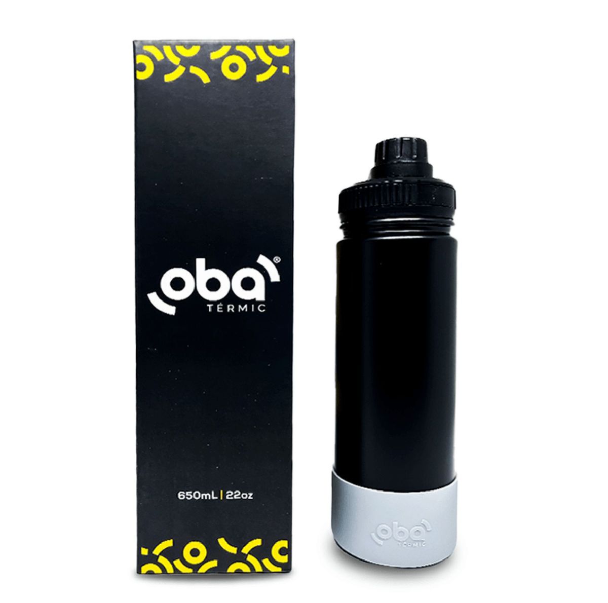 Garafa Térmica de Água 650ml [preta] Ótimo para Academia Trabalho ...