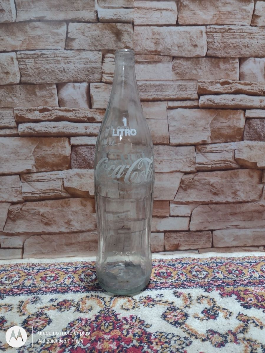 Garrafa Antiga Coca-cola 1 Lt | Produto Vintage e Retro Coca Cola Usado ...