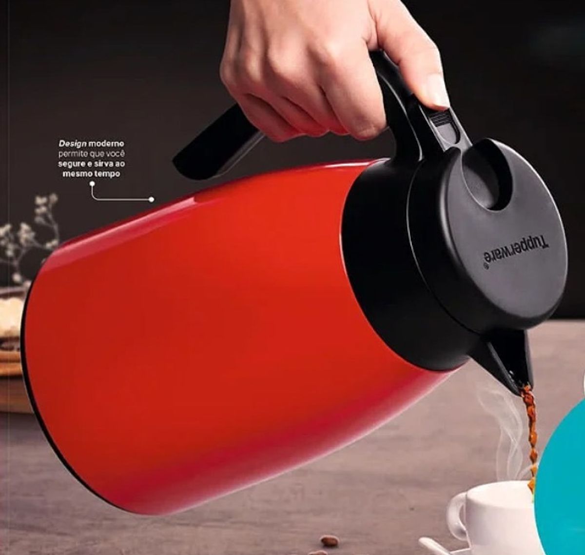 Garrafa Térmica de Café Tupperware Easy Tupper | Móvel de Cozinha ...