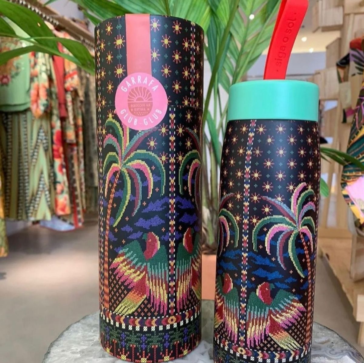 Garrafa Térmica Farm Aço Inox 500 Ml Novidade Exclusividade Perfeita ...