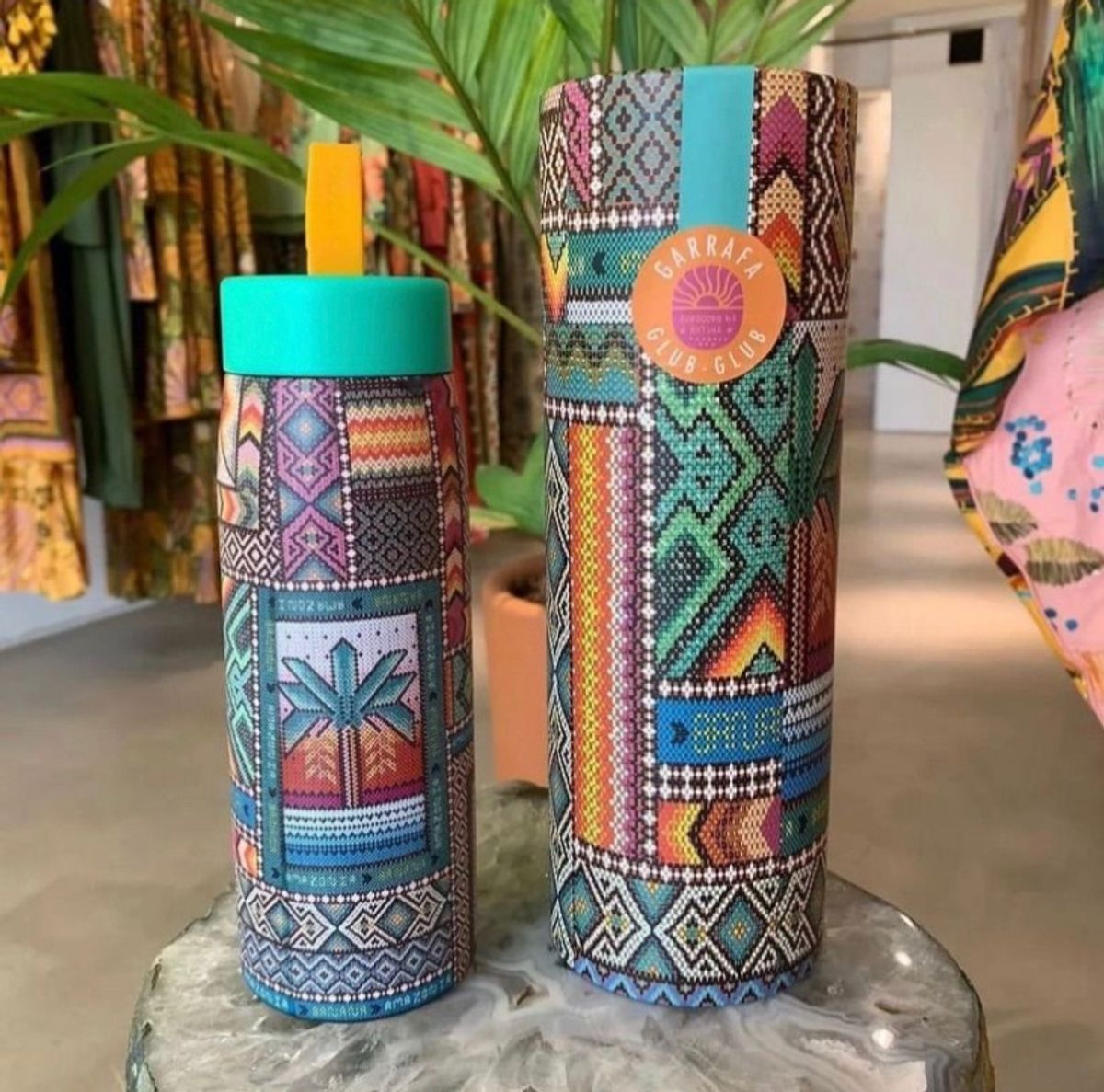 Garrafinha Farm Térmica 500ml Inoxidável Exclusiva Lançamento Tampa de ...