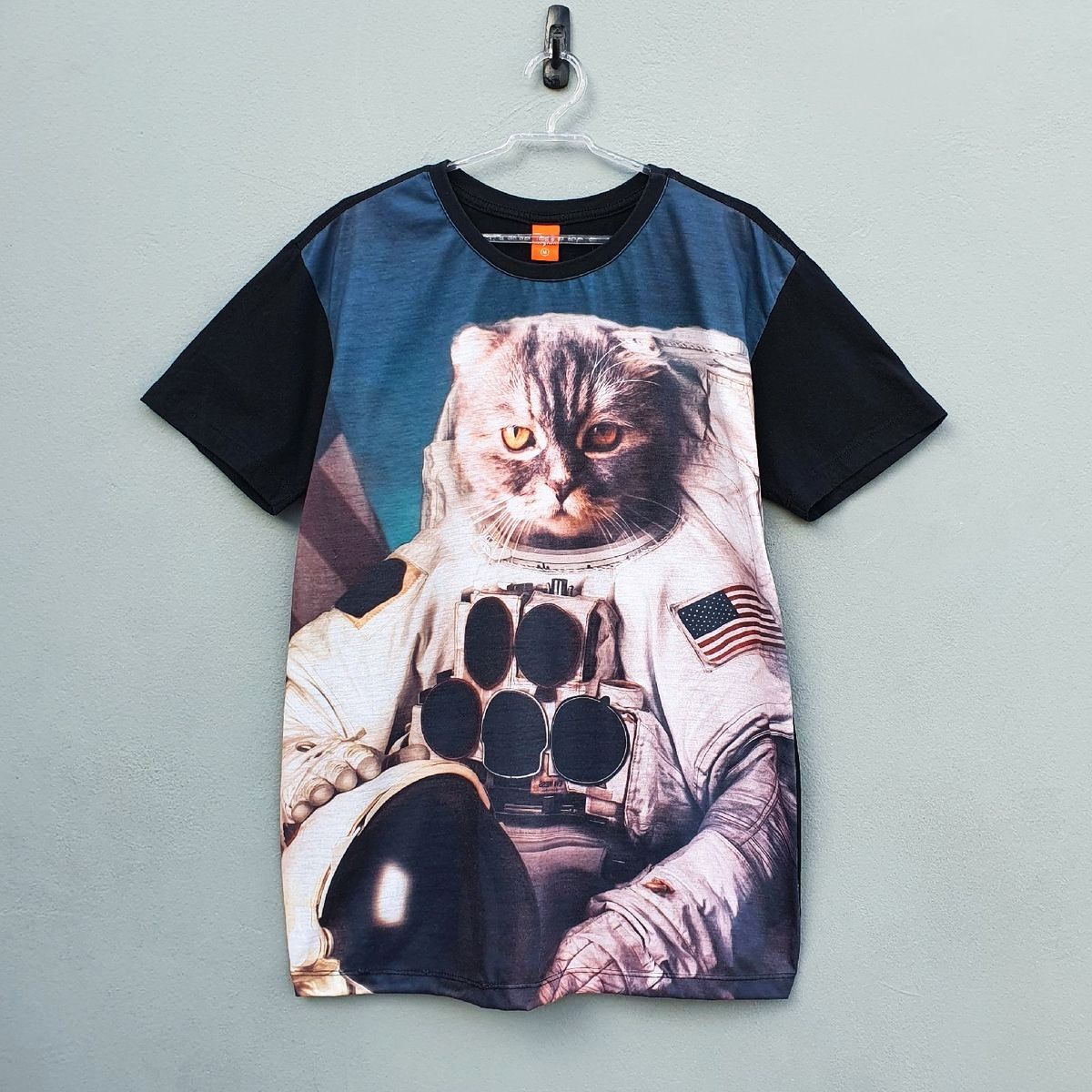 Gato Astronauta | Camiseta Masculina Migian Usado 54743771 | enjoei