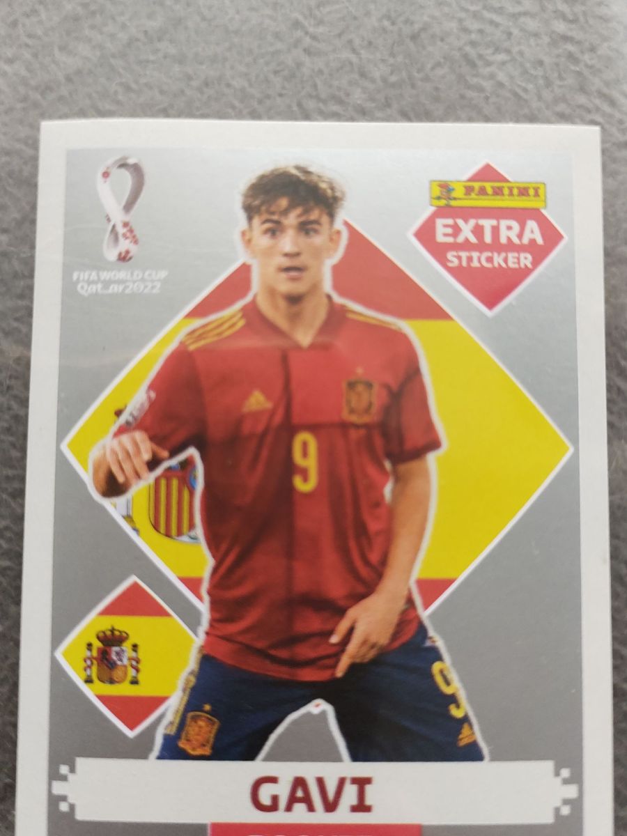 Gavi Extra Sticker Silver | Item p/ Esporte e Outdoor Panini Nunca ...