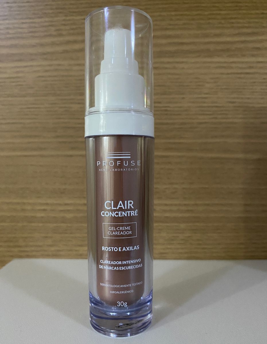Gel Creme Clareador Rosto e Axilas Clair Concentre Profuse com 30g ...