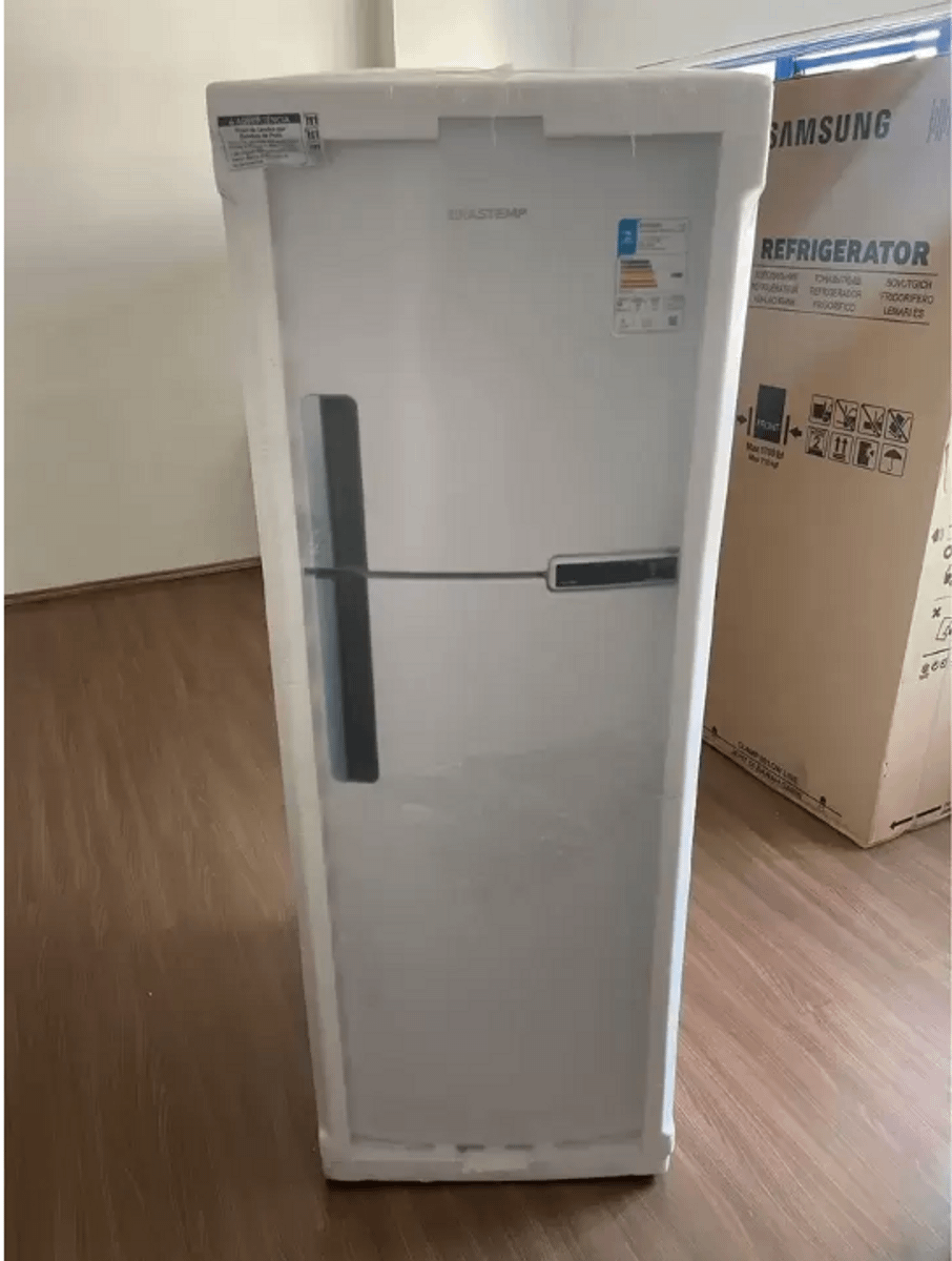 Geladeira Brastemp 375l Frost Free Duplex | Novo Lacrado | Eletrodoméstico Brastemp Nunca Usado ...