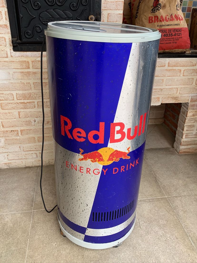 Geladeira/cooler Red Bull Original Cilindro | Item Info & Eletro Red ...