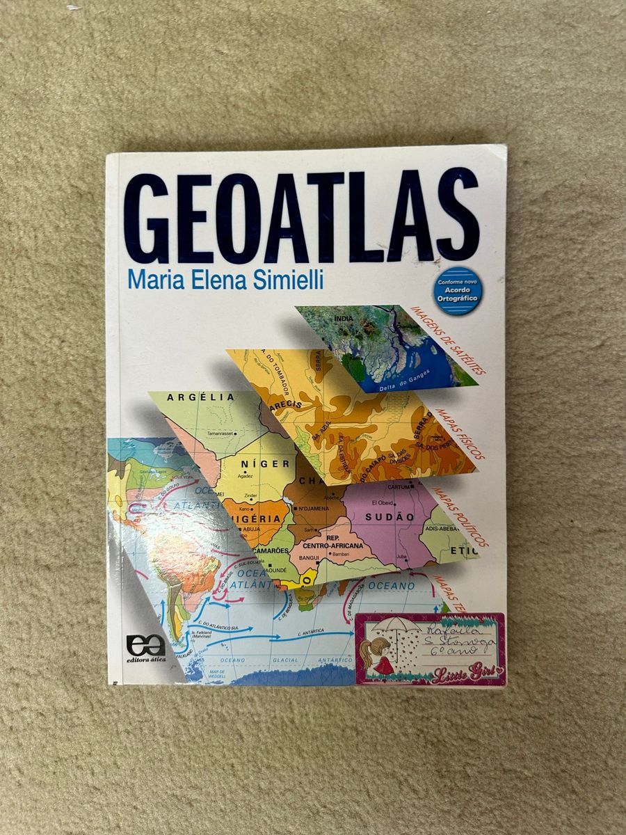 Geoatlas Maria Elena Simielli | Livro Editora ática Usado 131849693 ...