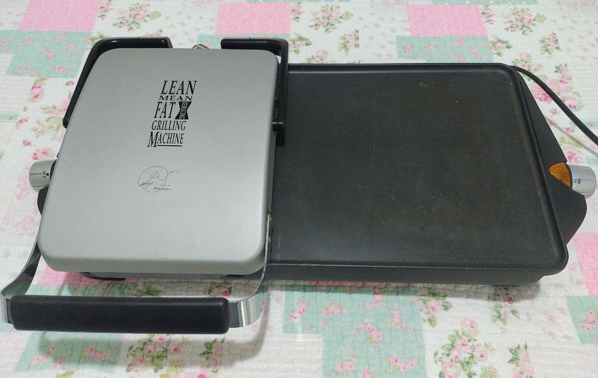 George Foreman Lean Mean Fat Reducing Grilling Machine ...
