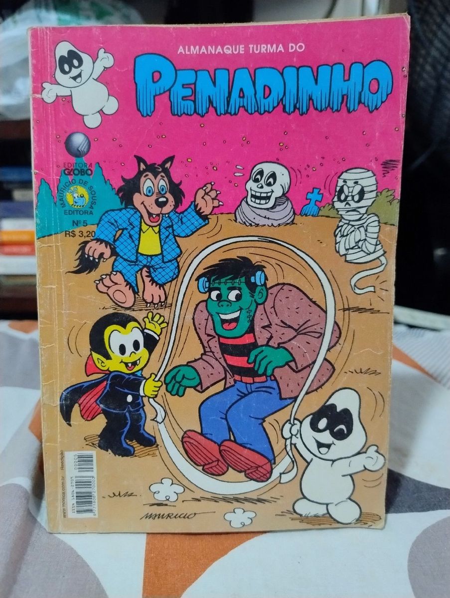 Gibi / Almanaque Turma da Mônica N°05 - Penadinho - Globo | Livro Turma ...