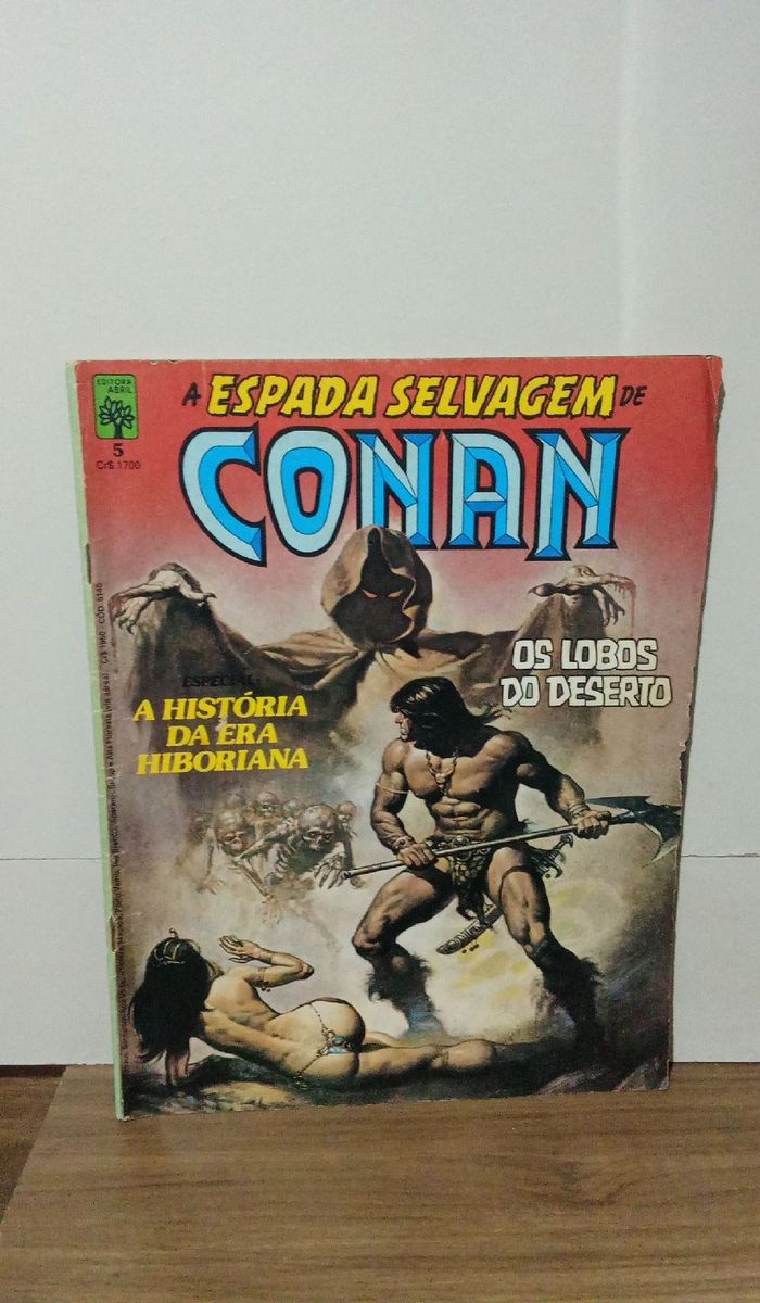 Gibi Hq Conan Os Lobos do Deserto Nº 5 | Livro Marvel Comics Usado ...