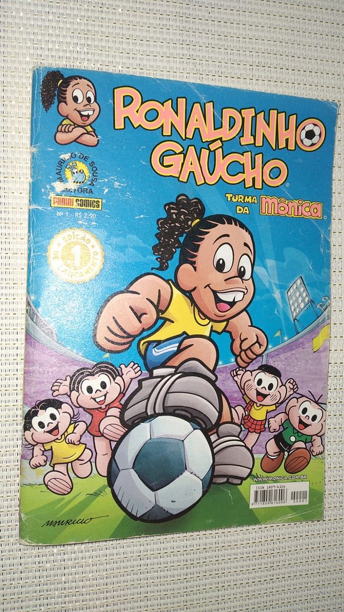 Gibi Ronaldinho Gaúcho - Nº 1 - Panini Comics ( 3270 ) | Livro Usado ...