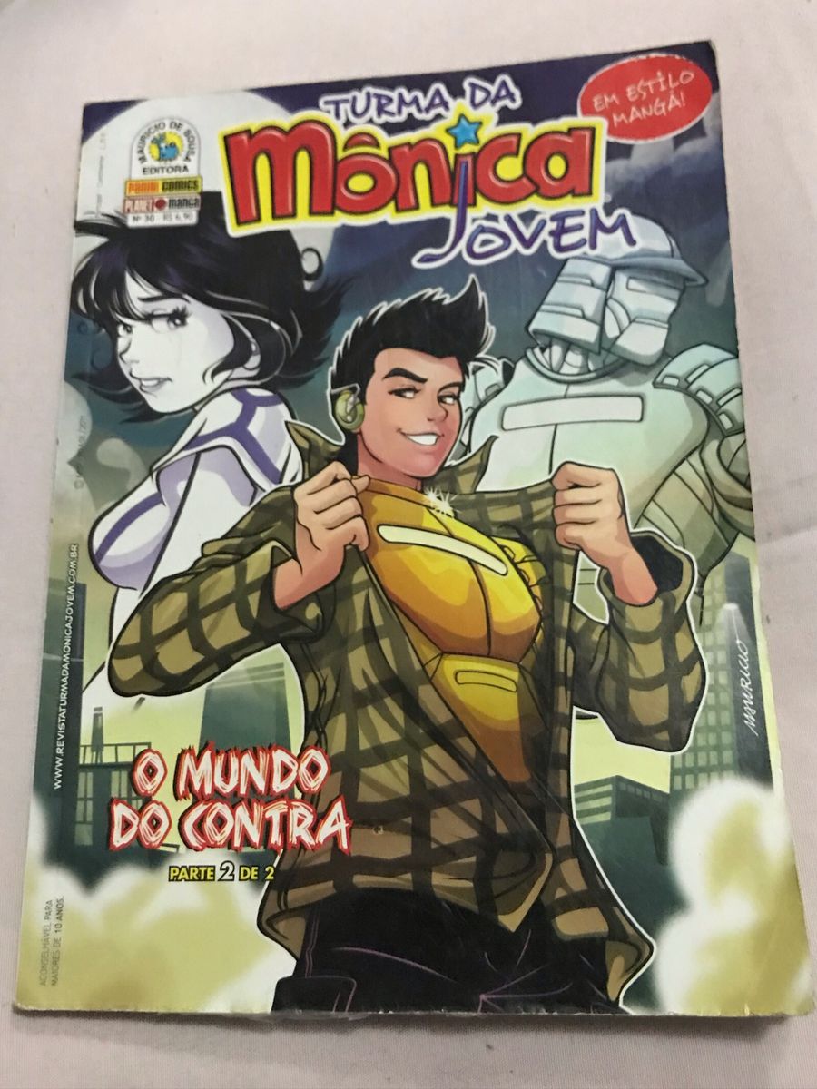Gibi Turma da Mônica Jovem 30- O Mundo do contra Parte 2 | Livro Panini ...