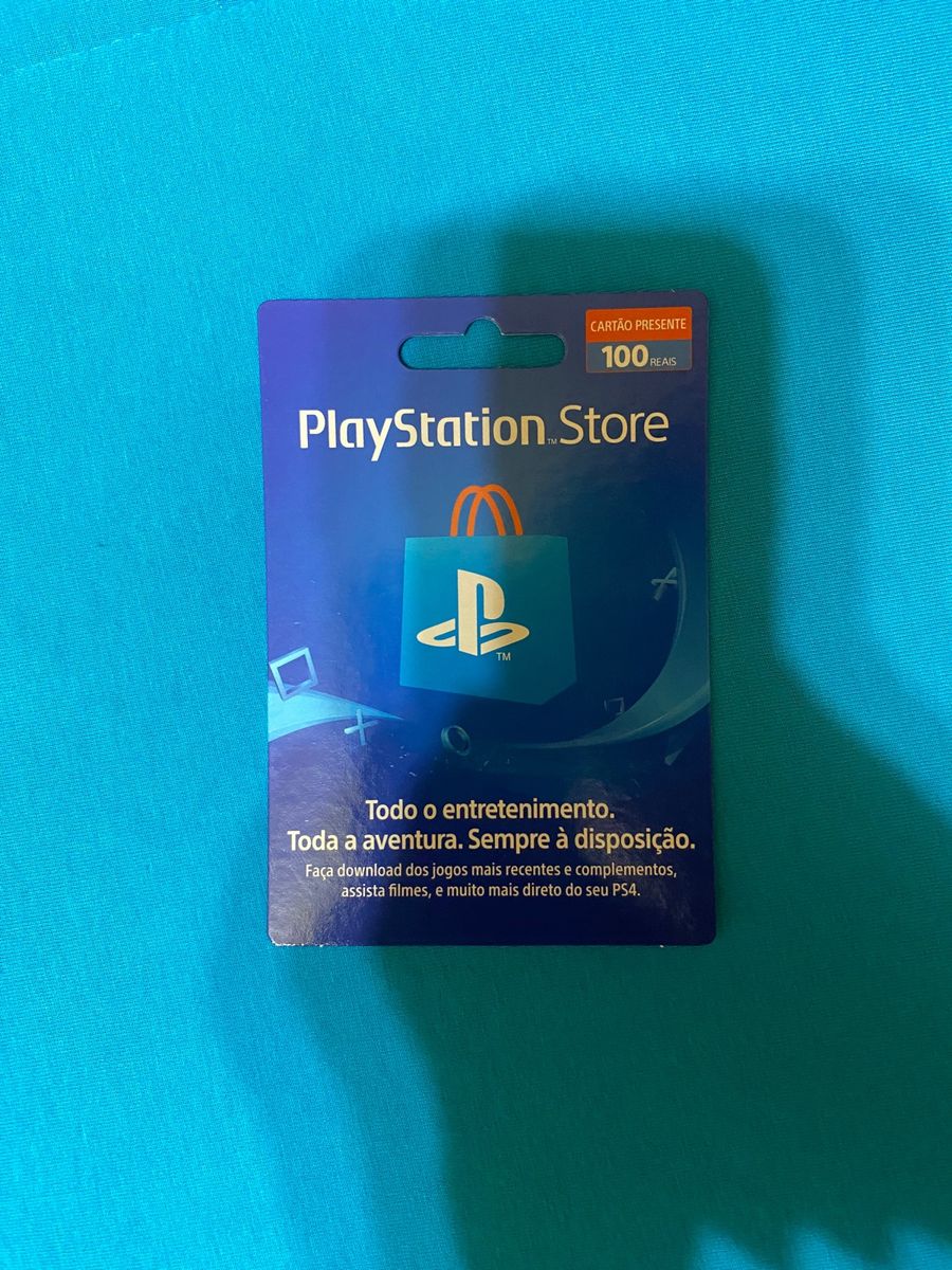 Gift Card Psn 100 Reais Playstation Nunca Usado 106681025 enjoei