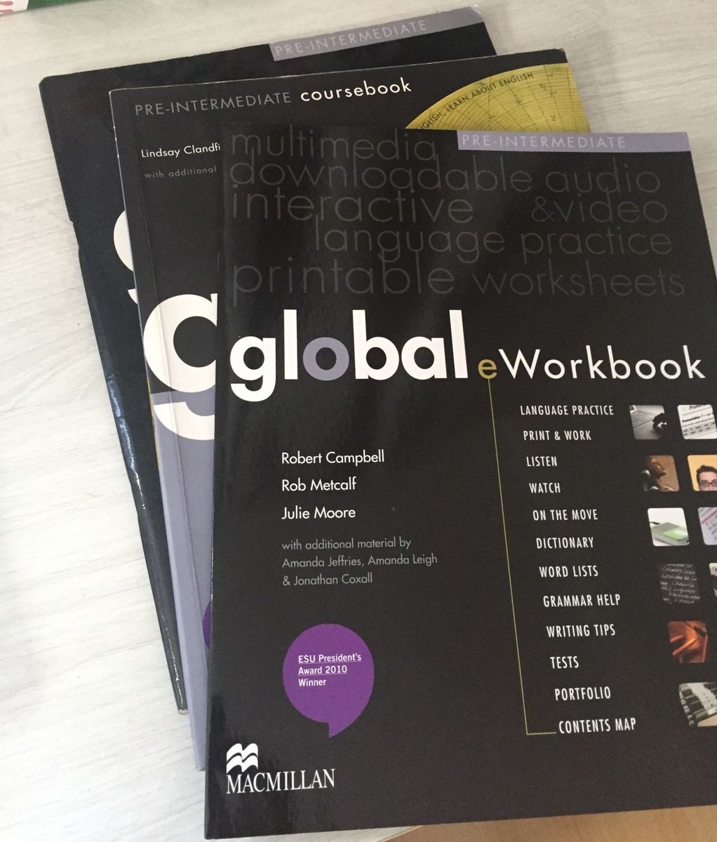 Global Pre-intermediate - Student's Book And E-workbook | Livro Macmillan Usado 22249640 | enjoei