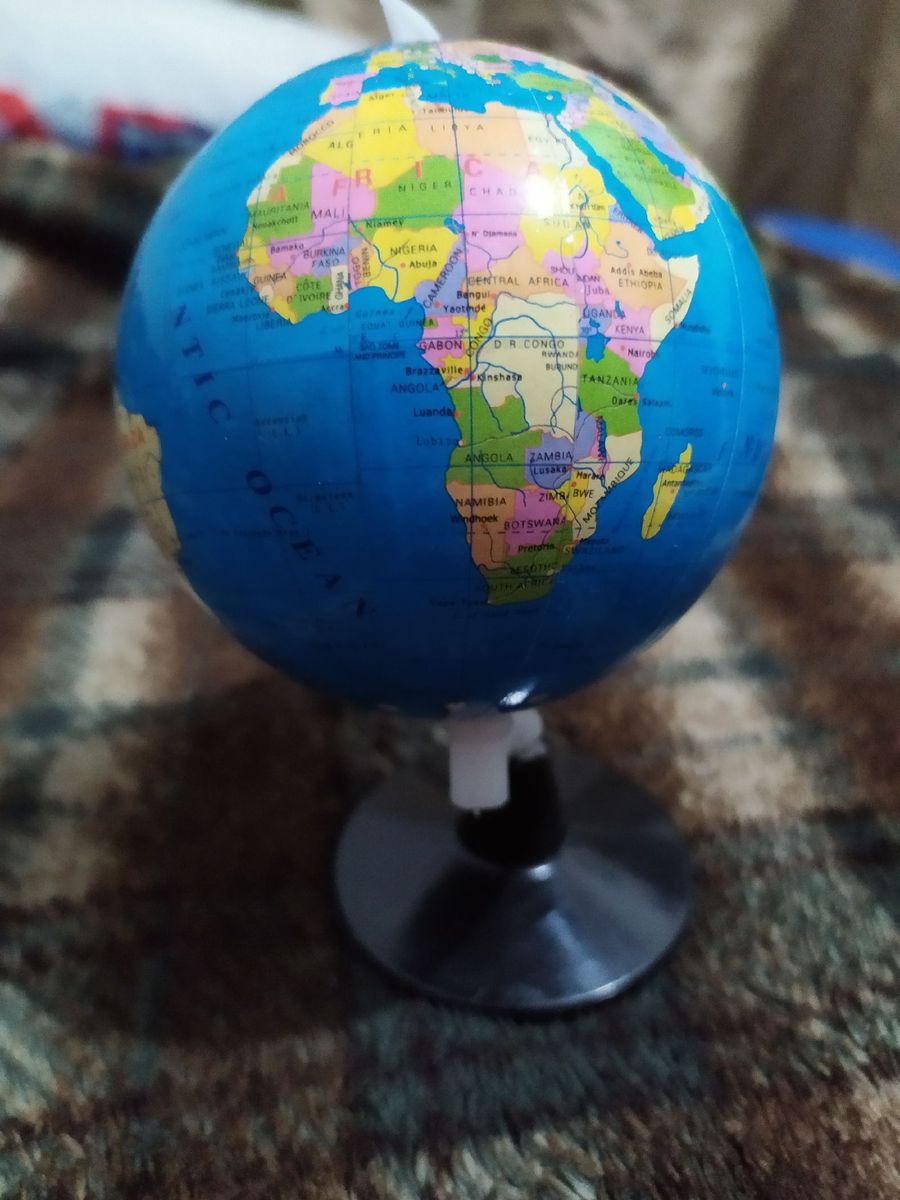 Globo Terrestre Pequeno Mini | Item de Decoração Nunca Usado 59383533 ...