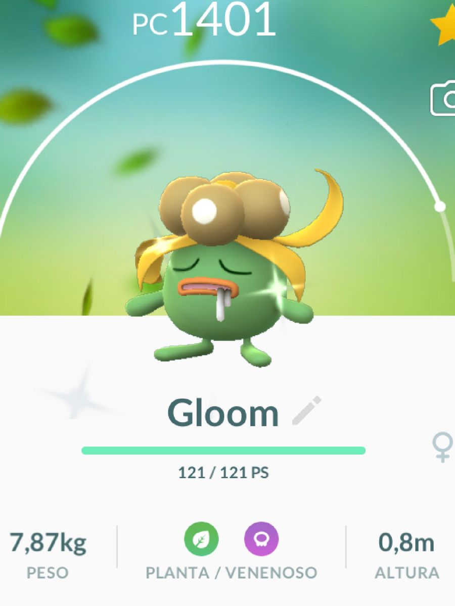 Gloom Shiny | Item Infantil Pokemon Nunca Usado 54266085 | enjoei