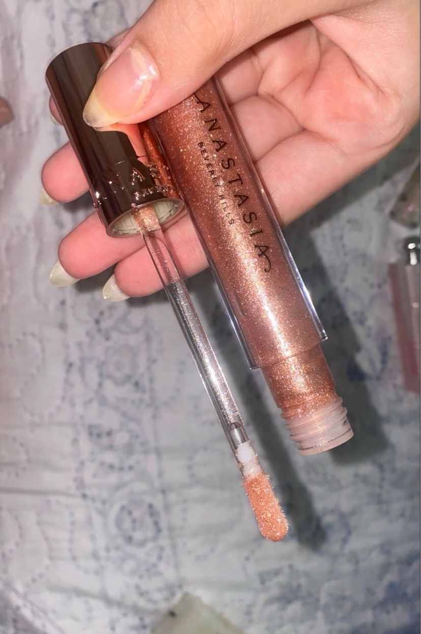 Gloss Anastasia Beverly Hills Amber Sparkle | Maquiagem Feminina ...