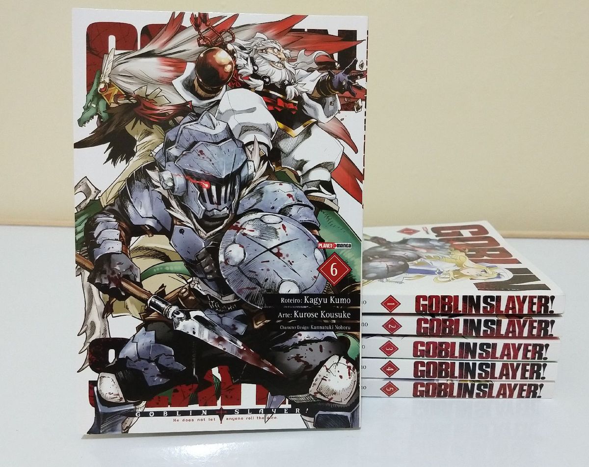 Goblin Slayer 1, 2, 3, 4, 5 e 6 - Mangás | Livro Panini Usado 75467369 | enjoei