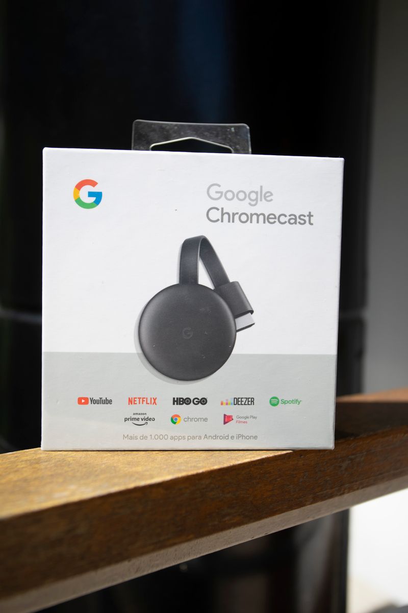 Google Chromecast 3 Lacrado | TV e Display Google Nunca Usado 66879327 ...