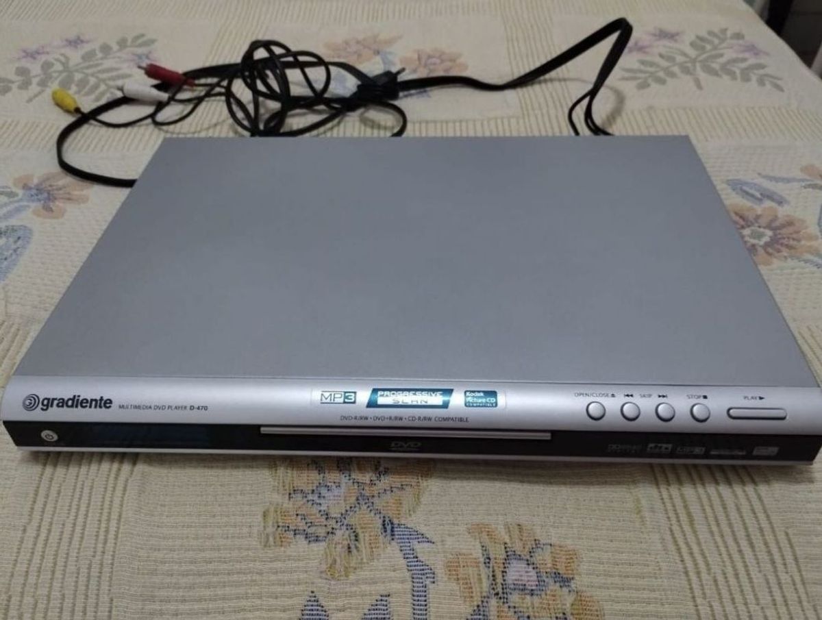 Gradiente Multimidia Dvd Player D-470 | TV e Display Gradiente Usado ...