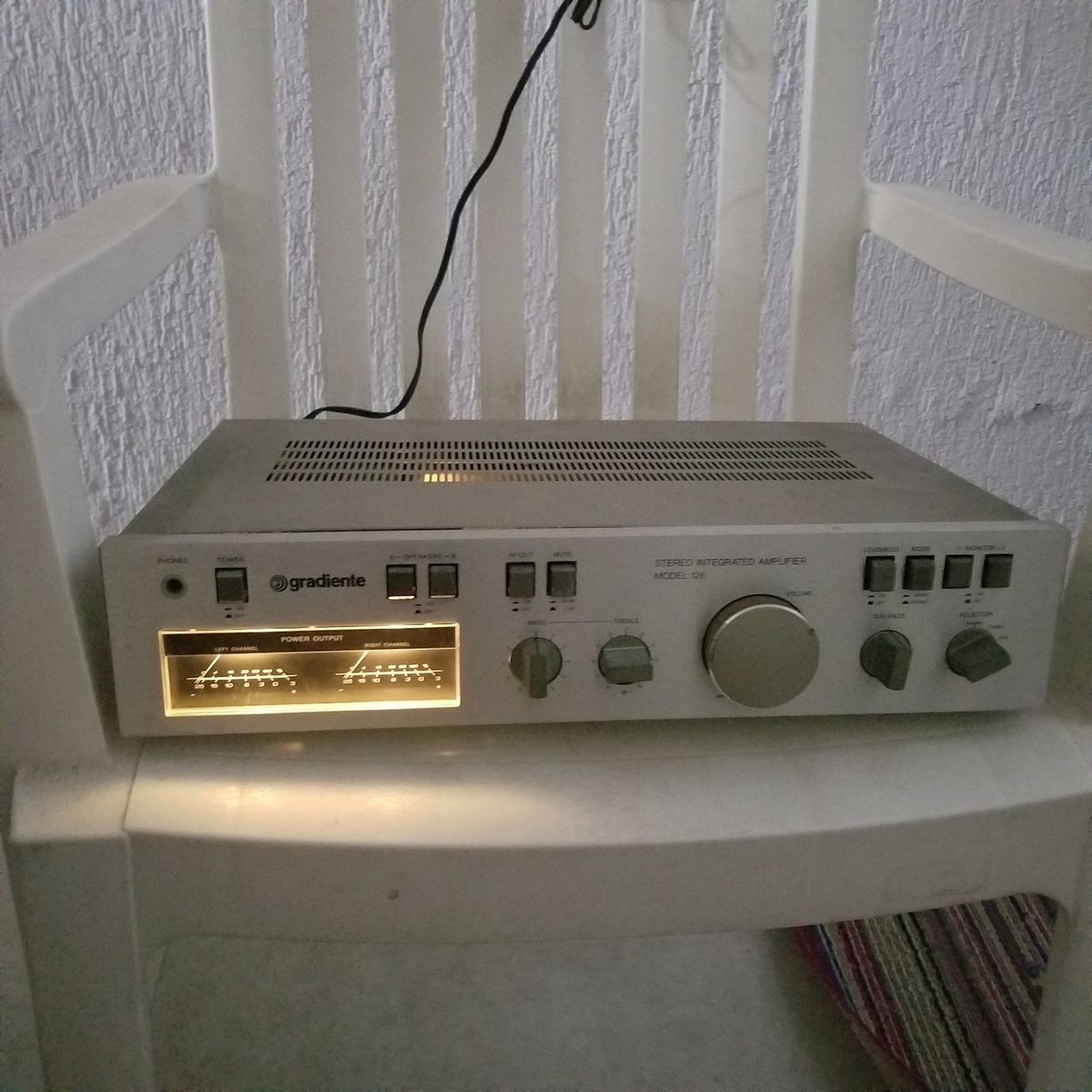 Gradiente Stereo Integrated Amplifier Model 126 Antigo Relíquia | Item ...