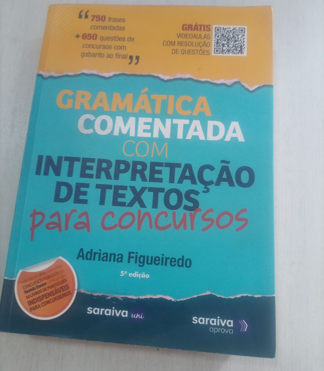 Gramática Comentada com Interpretação de Texto | Livro Usado 68438552 ... Gramática Comentada com Interpretação de Texto | Livro Usado 68438552 ...