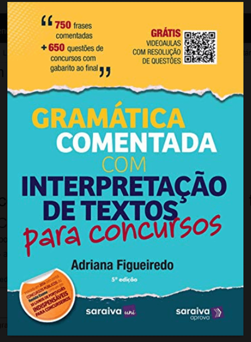 Gramática Comentada com Interpretação de Textos para Concursos ... Gramática Comentada com Interpretação de Textos para Concursos ...