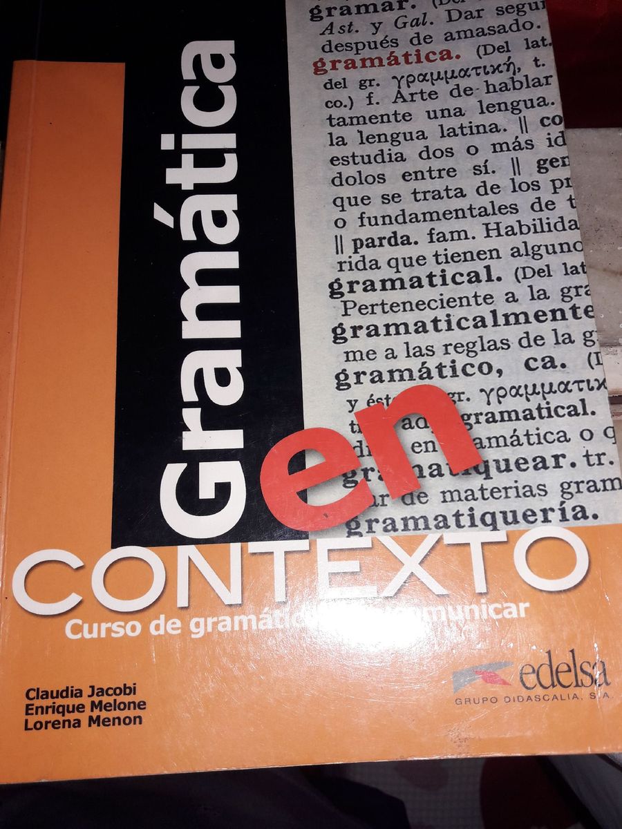 Gramática En Contexto Espanhol | Livro Edelsa Usado 70991076 | enjoei