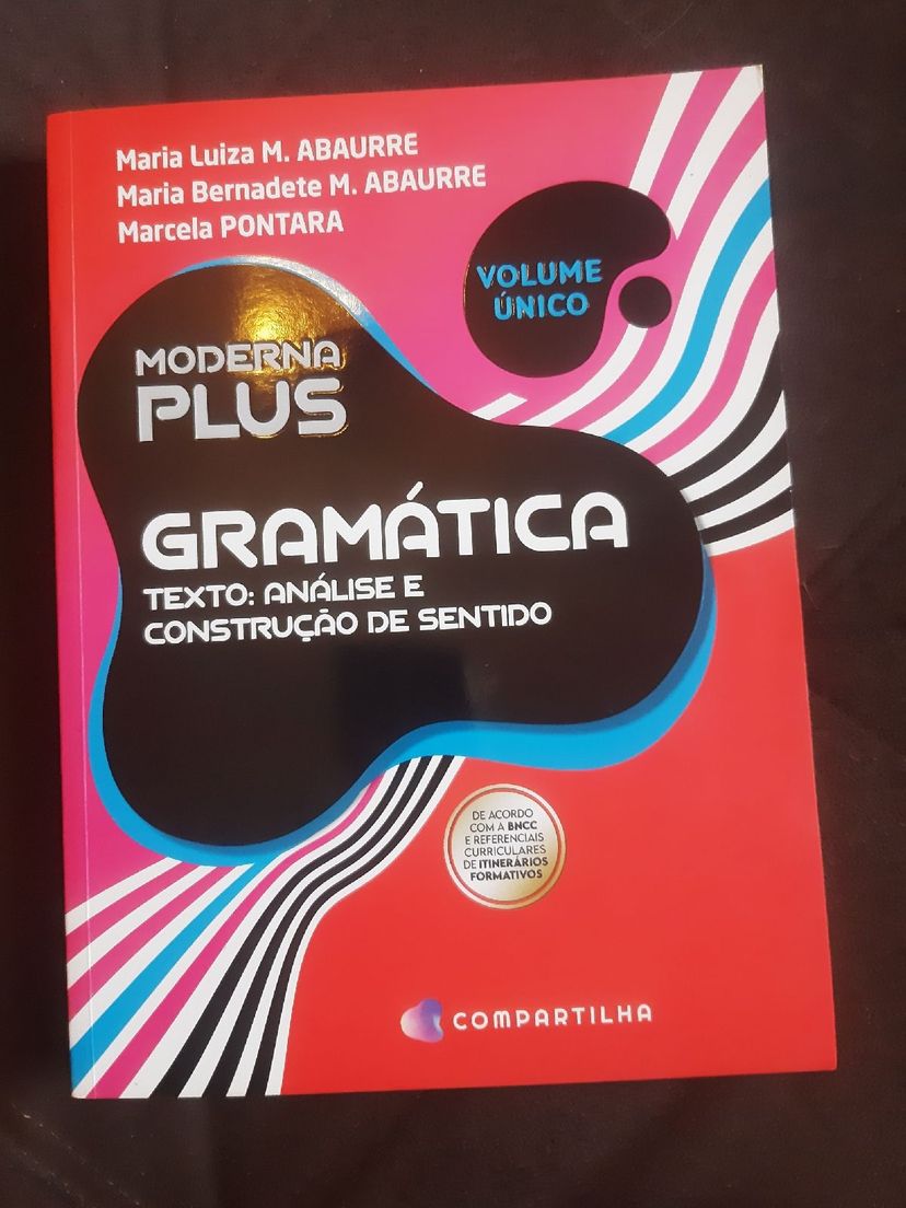 Gramática Ensino Médio, Moderna Plus | Livro Moderna Compartilha Usado ...