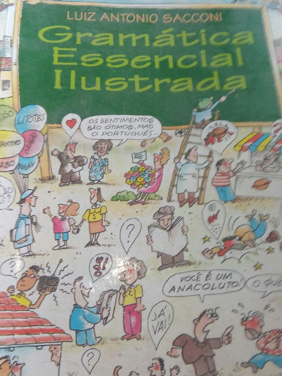 Gramática Essencial Ilustrada Luiz Antônio Sacconi | Livro Livro Usado ...