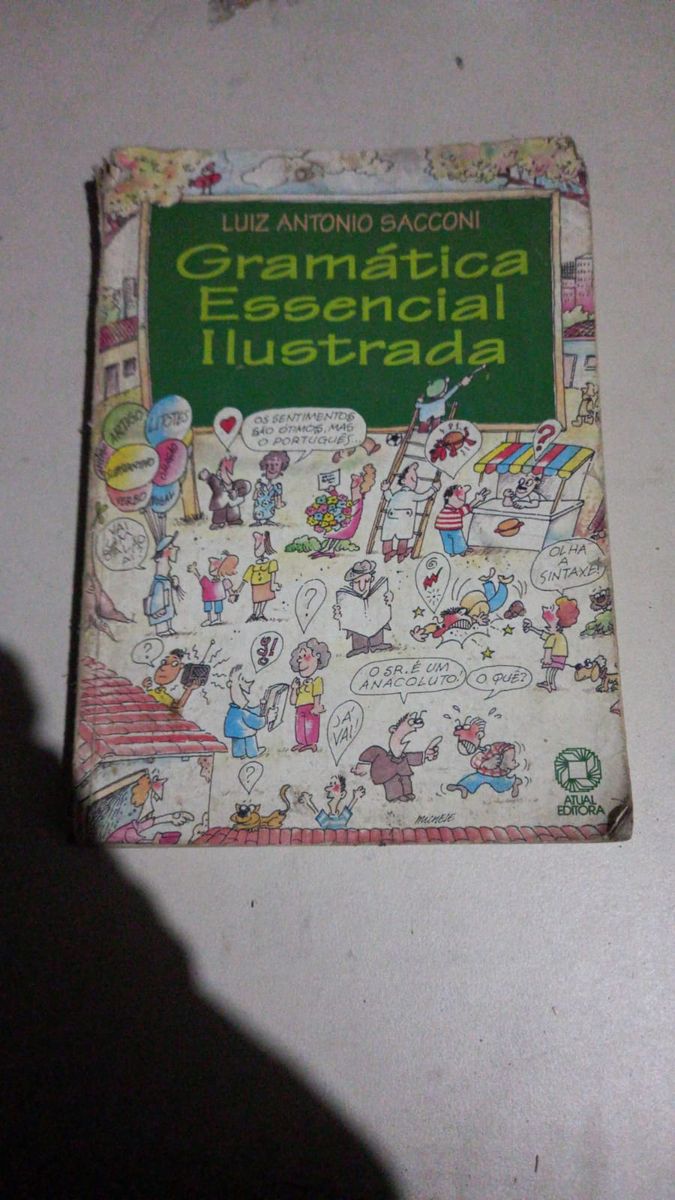Gramática Essencial Ilustrada - Luiz Antonio Sacconi | Livro Editora ...