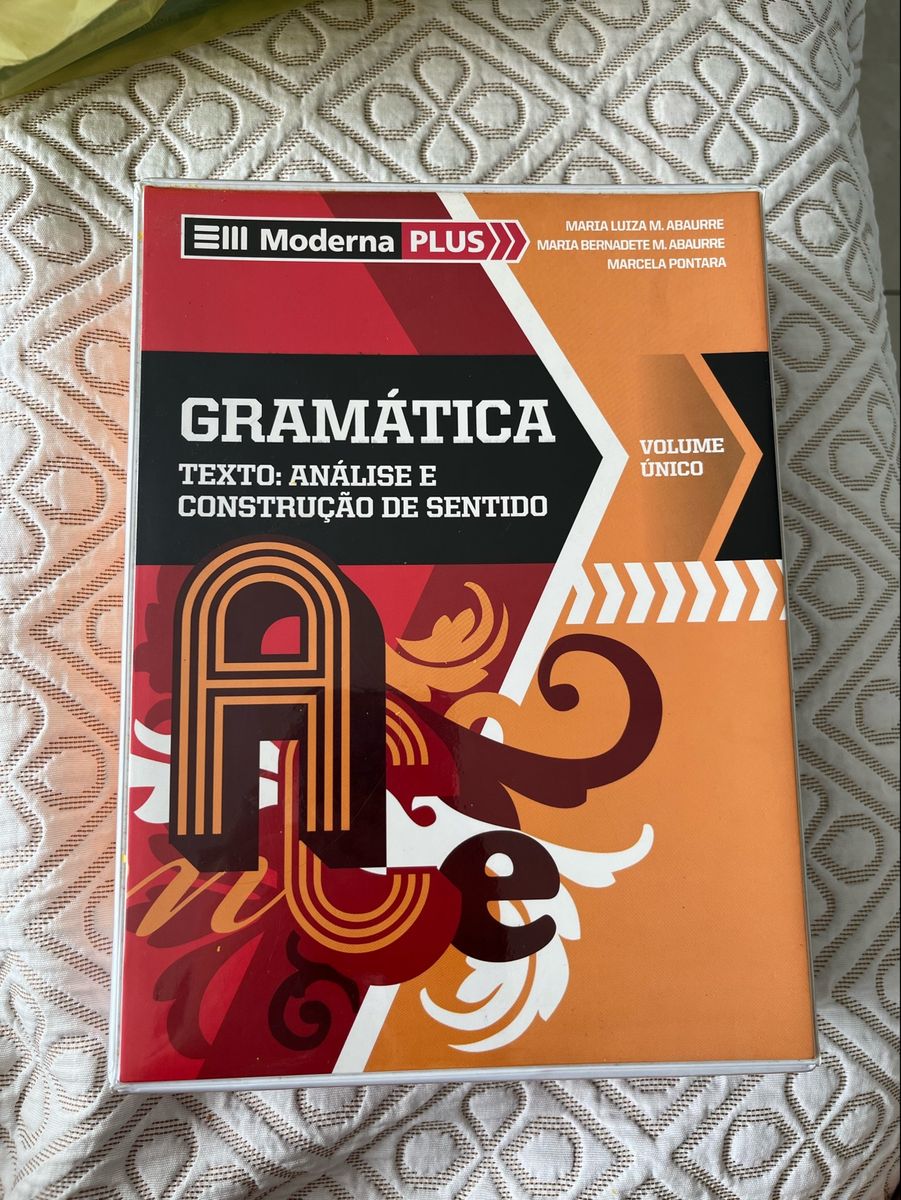 Gramática - Texto: Ánalise e Construção de Sentido Volume Único ...