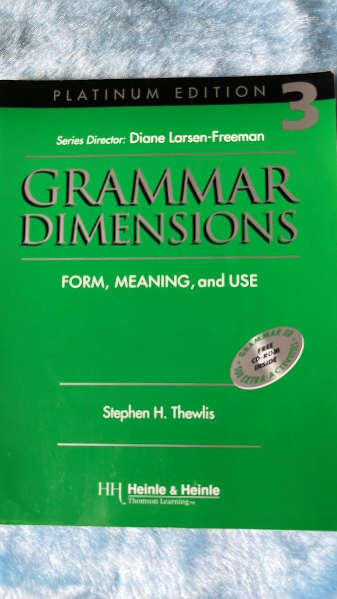 Grammar Dimensions: Form, Meaning, And Use | Livro Heinle Elt Usado 115991157 | enjoei
