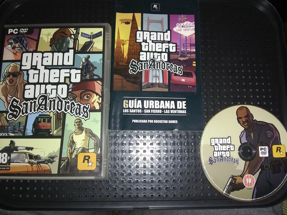 Grand Theft Auto San Andreas Gta de Pc Usado | Computador Desktop Rock ...