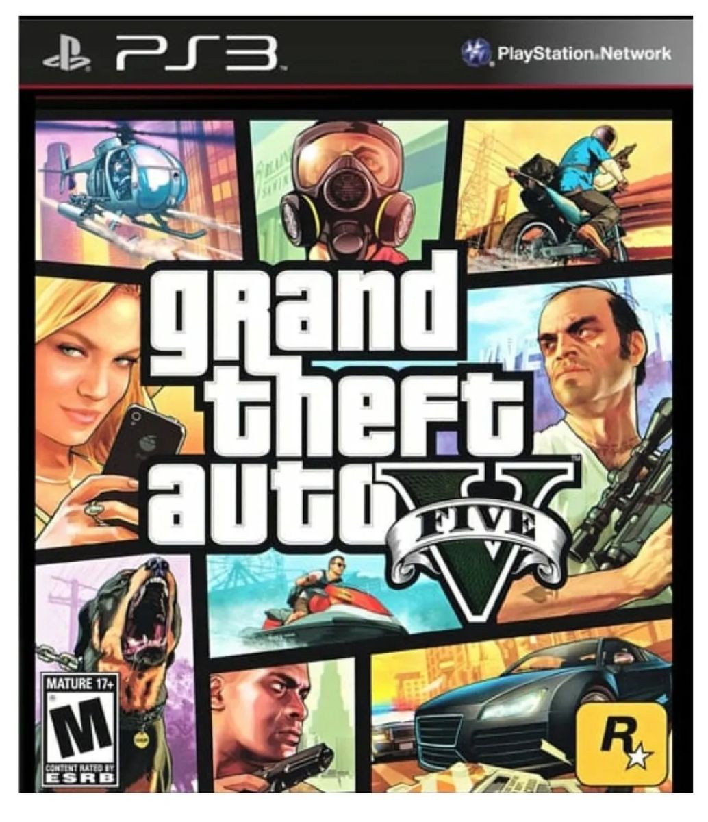 Grand Theft Auto V Standard Edition Rockstar Games Ps3 Digital | Jogo de Videogame Rockstar ...