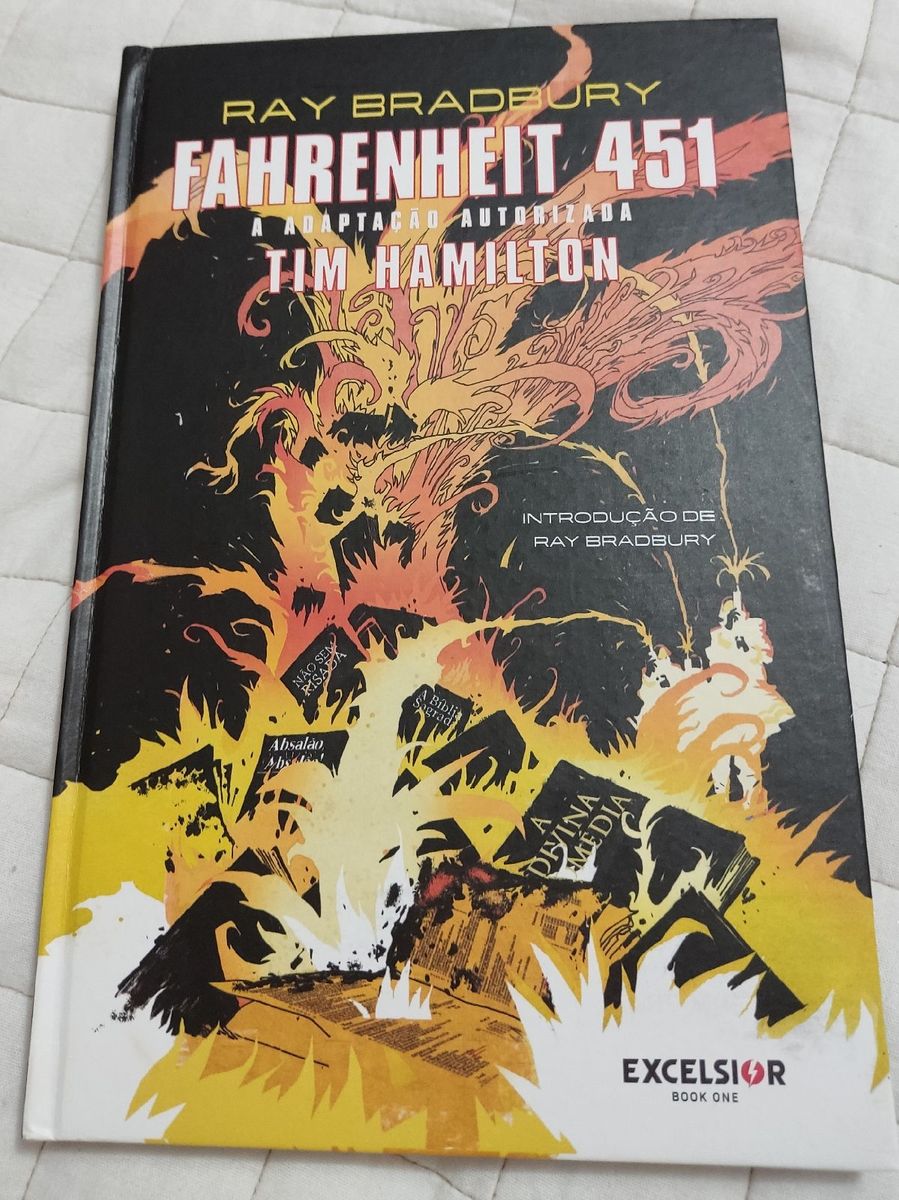 Graphic Novel Fahrenheit 451 Tim Hamilton | Livro Excelsior Book One ...