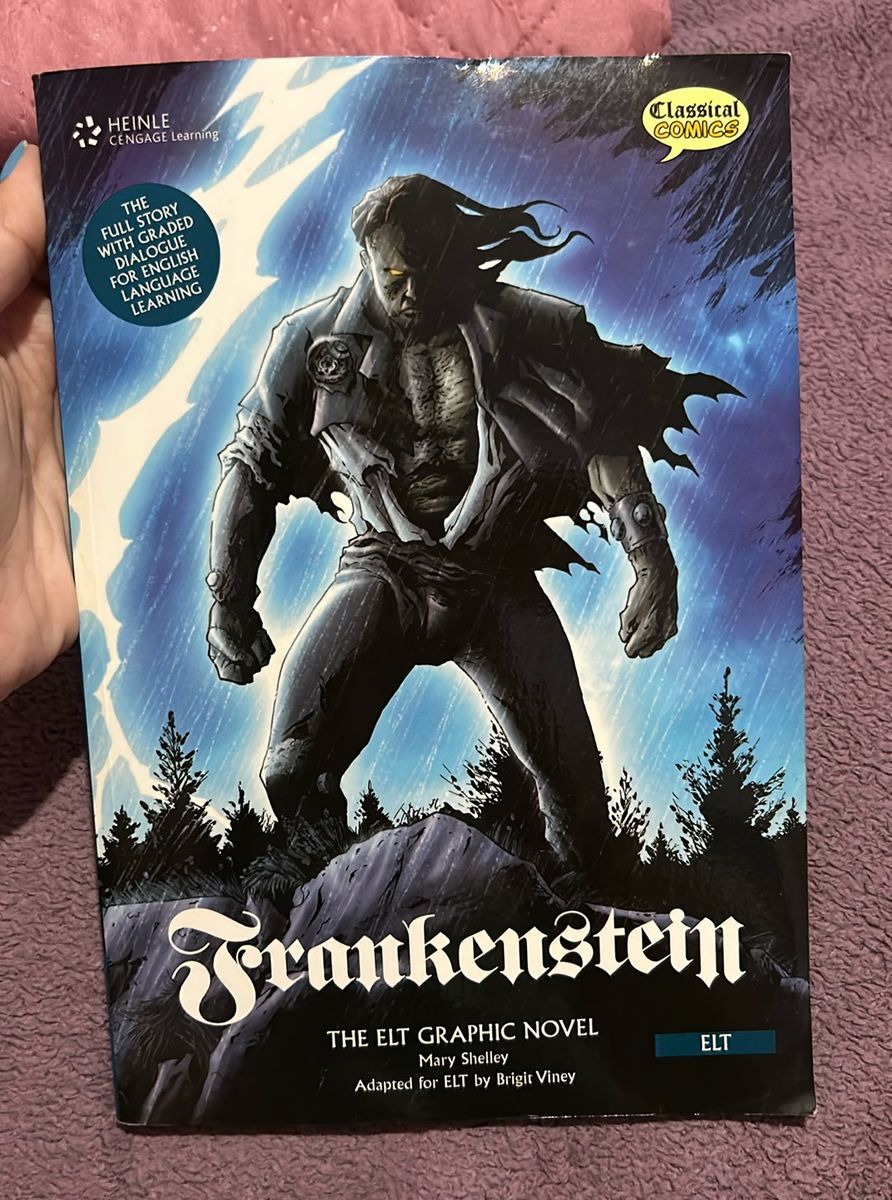Graphic Novel Frankenstein Pra Aprender Inglês | Livro Classical Comics ...