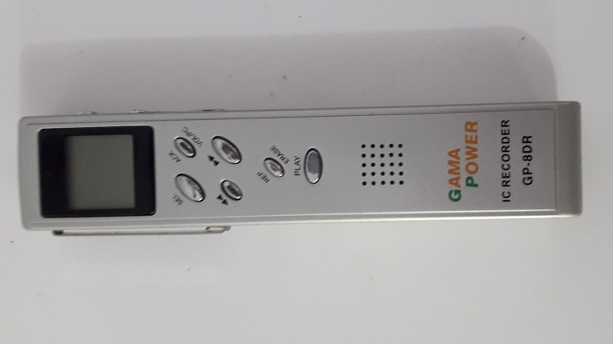 Gravador Gama Power Ic Recorder | Item de Música Usado 68985812 | enjoei