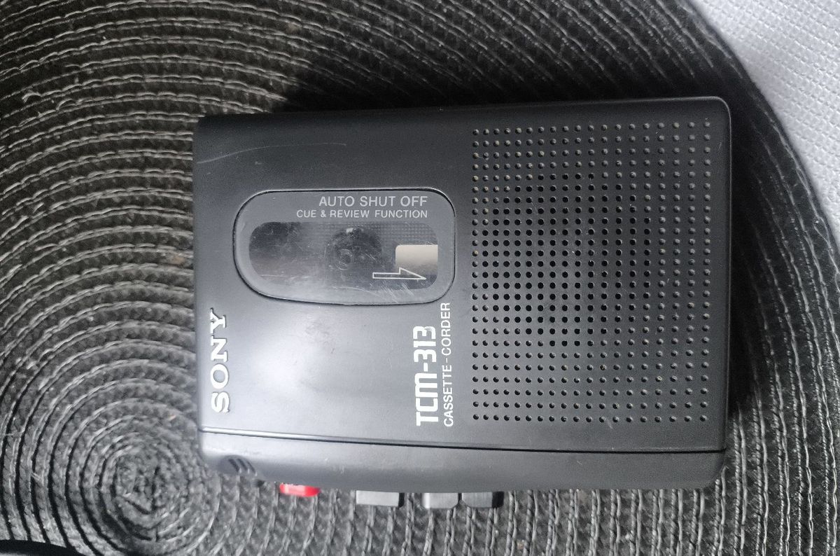 Gravador Sony Tcm-313 Cassette -corder | Item Info & Eletro Sony Usado ...