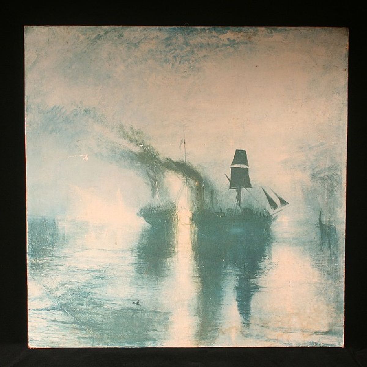 Gravura com Um Quadro do Pintor Inglês Turner | Móvel de Antiquário ...