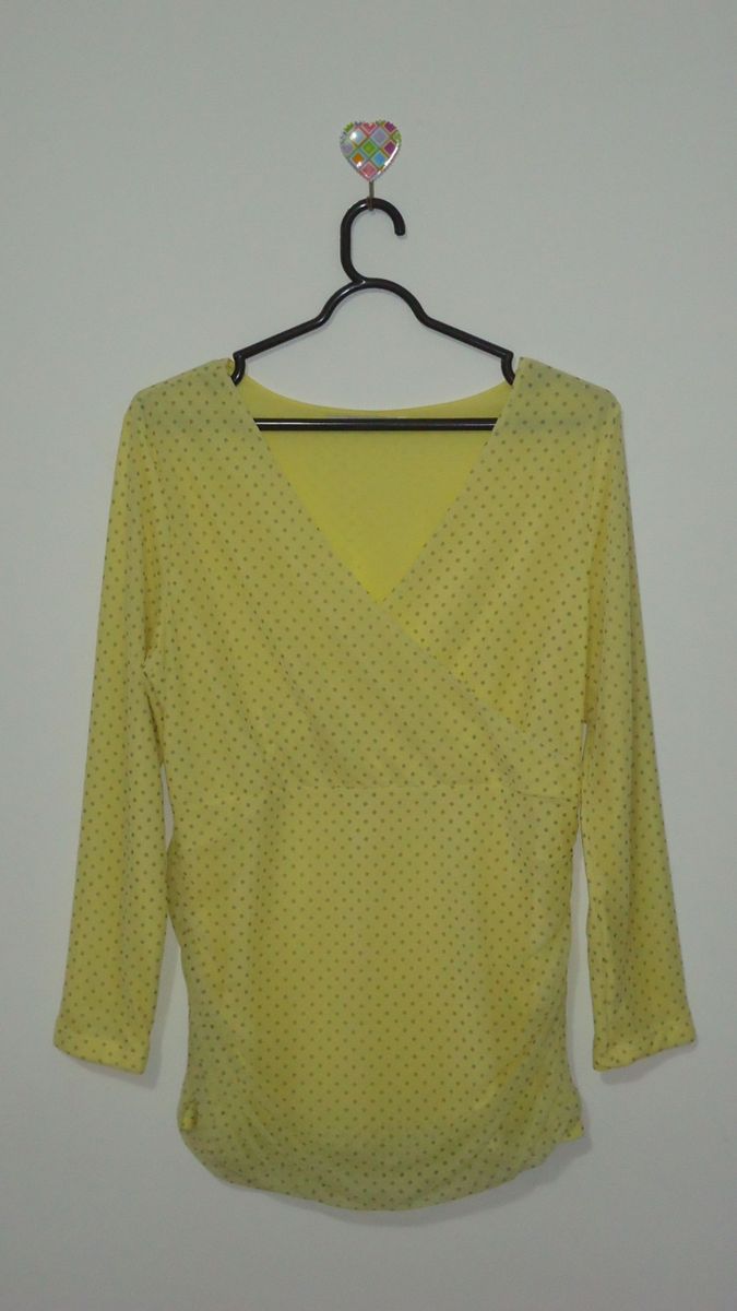 Gregory Amarela 46 | Blusa Feminina Gregory Usado 15373403 | enjoei
